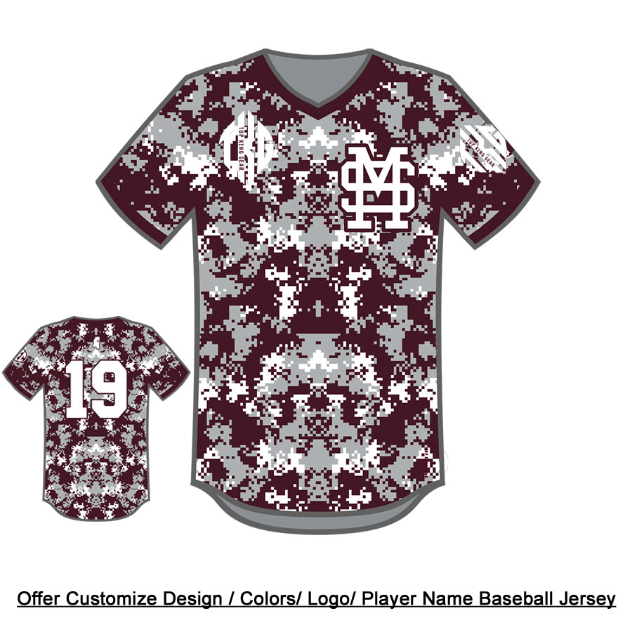 Men Sublimated Baseball Shirts | Top King Gear